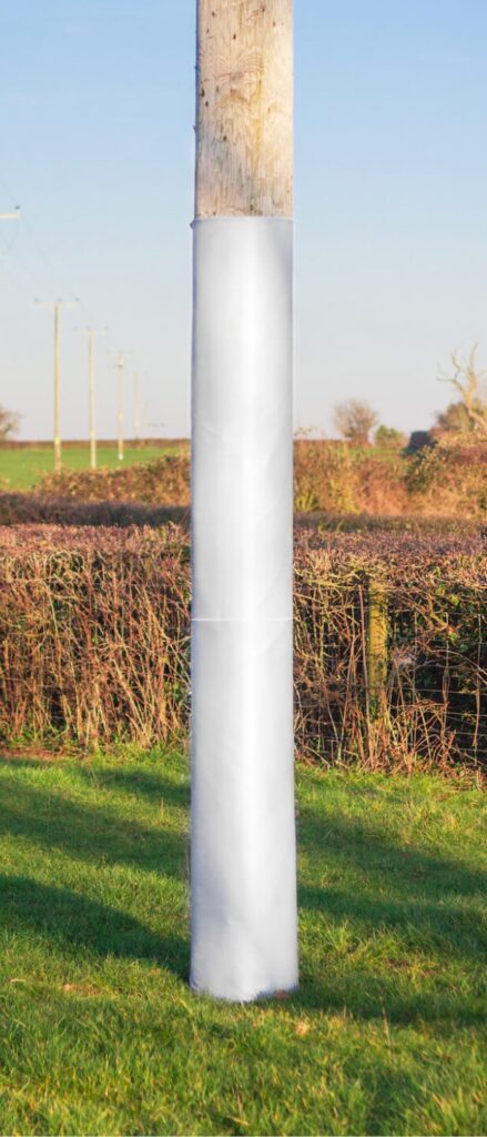 Polesaver Blaze-Guard™ | Fire Protection for Utility Poles | Polesaver